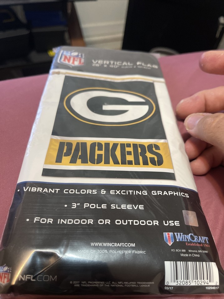 Green Bay Packers Vertical Flag House Banner NFL 28x40 | eBay