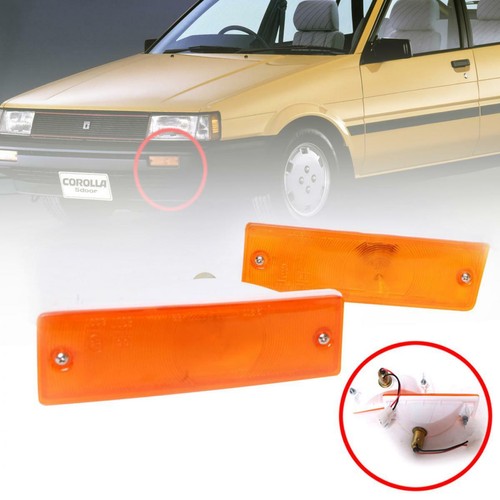 Front Bumper Lamp Parking Light Lh Rh Fit Toyota Corolla Ae80 Ae82 Ee80 ...