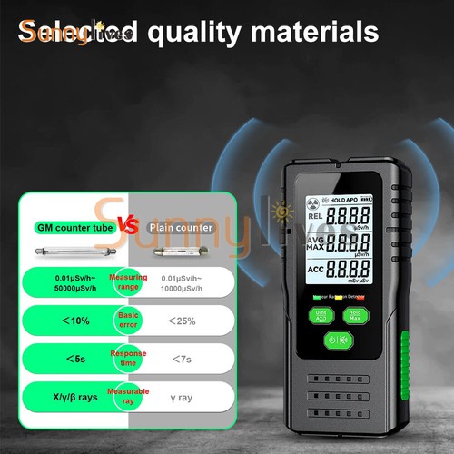 Digital Nuclear Radiation Detector Geiger Counter β γ X-Ray Dosimeter ...