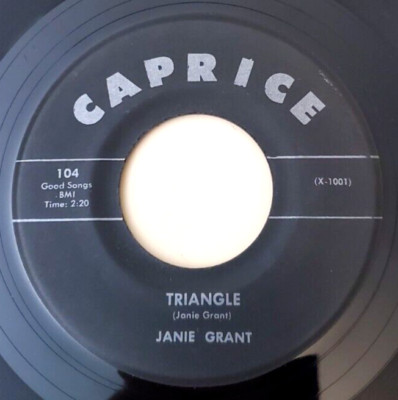 Janie Grant TRIANGLE / SHE'S GOING STEADY WITH YOU (ROCK 45 ) #104 ...