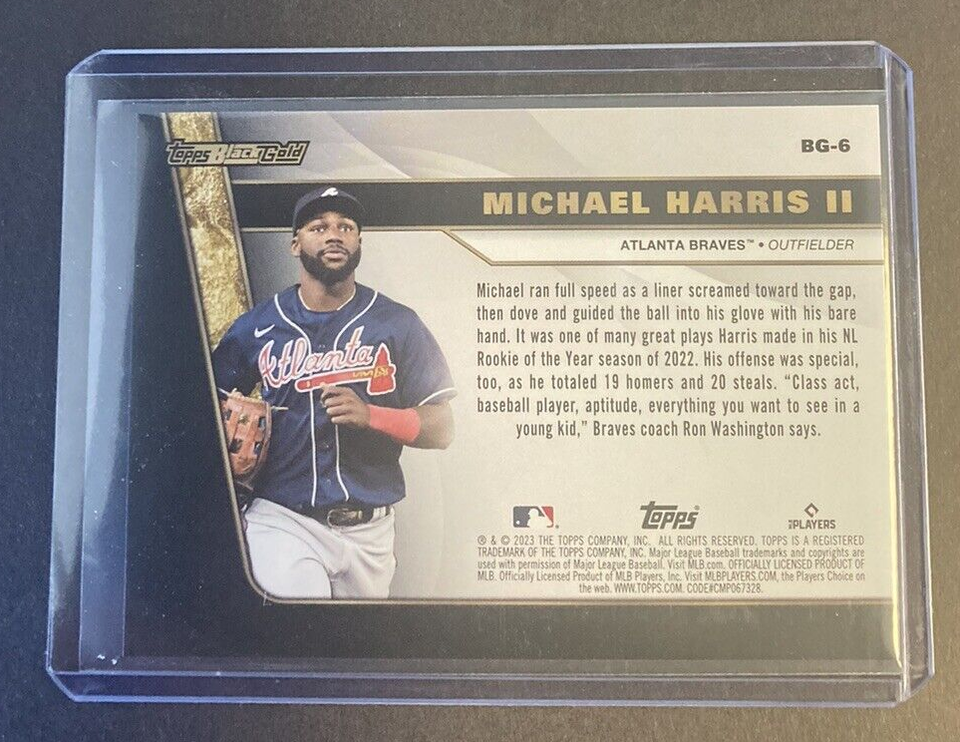 2023 Topps Update Michael Harris II Rookie Black Gold #BG-6 | eBay