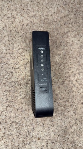 Arris Frontier NVG468MQ Ethernet Gateway Wi-Fi Modem Router with power ...