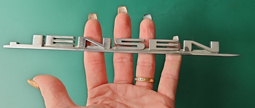 VINTAGE ORIGINAL JENSEN INTERCEPTOR EMBLEM CHROME BADGE | eBay Australia