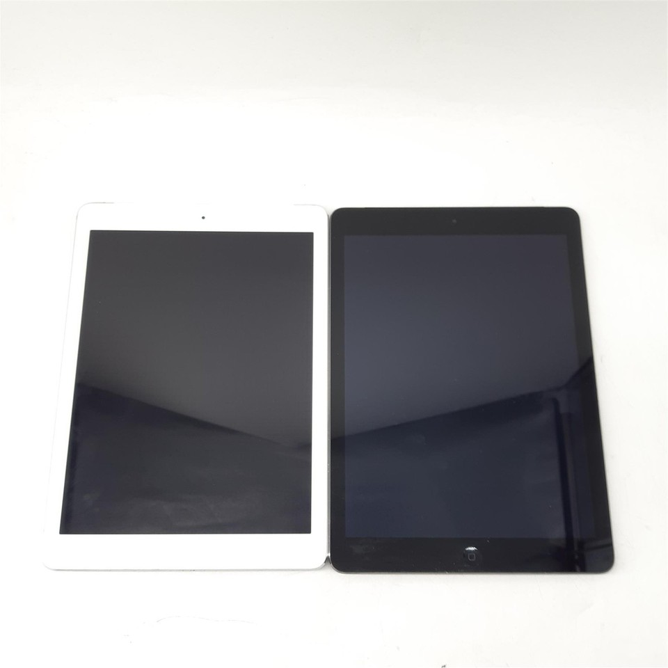 Bundle x 2 Apple iPad Air 1st Gen 2013 A1475 Grey / Silver 16GB WiFi ...