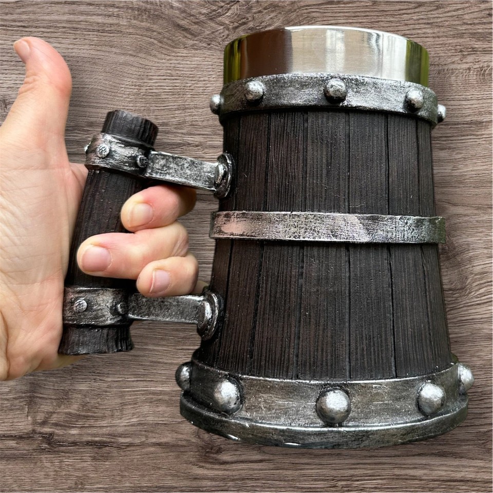 Classic Medieval Tavern Tankard Viking Dnd LOTR Style Mug 20oz / 600ml ...