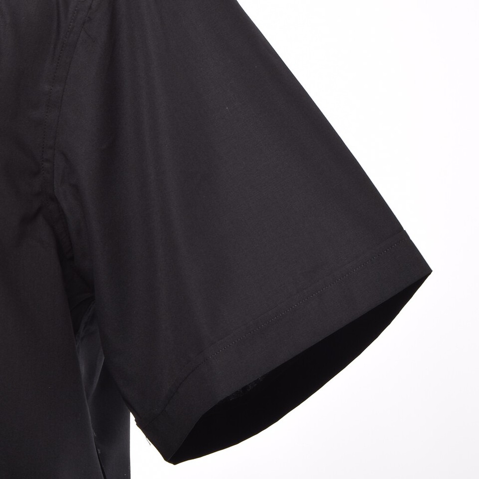 Minister Priest Pastor Tops Shirt Clergy Tab Collar Shirt Short Sleeve ...