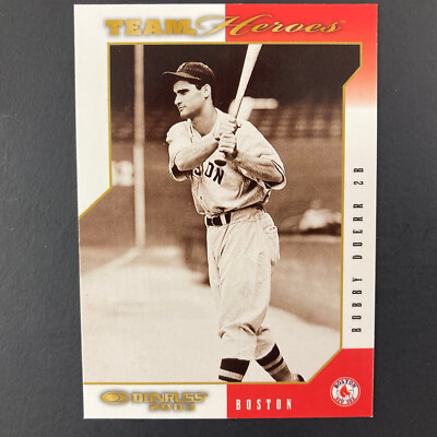 Bobby Doerr 2003 Donruss Team Heroes Card #67 MLB Boston Red Sox | eBay