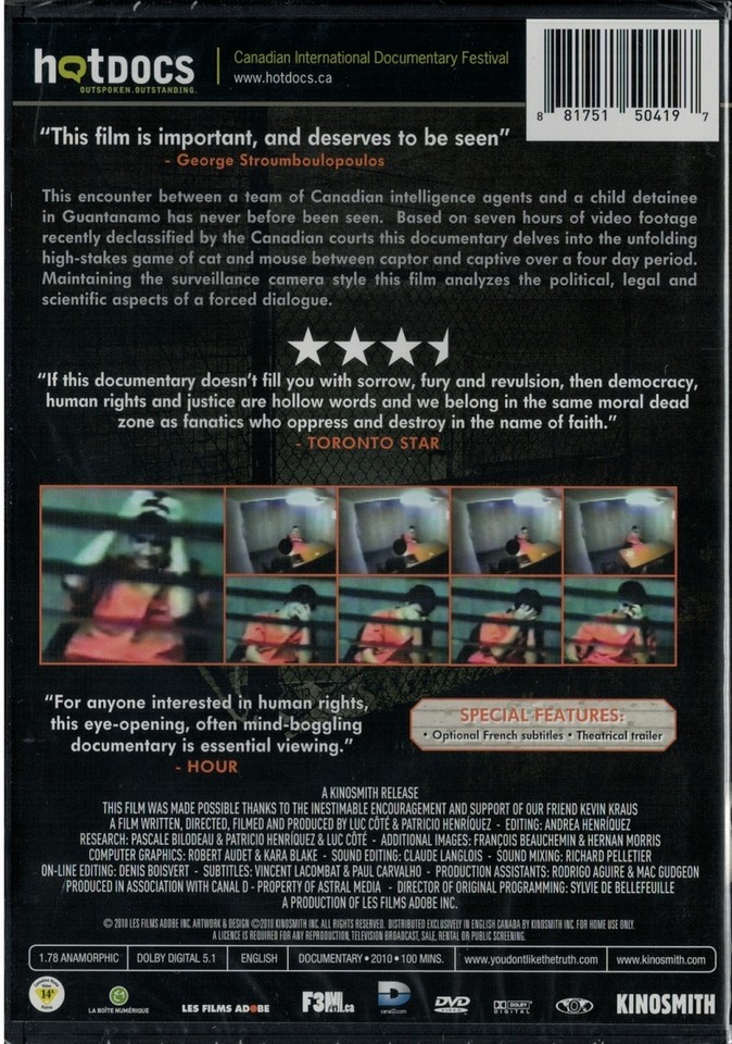You Don't Like The Truth - 4 Days Inside Guantanamo (DVD) documentary ...