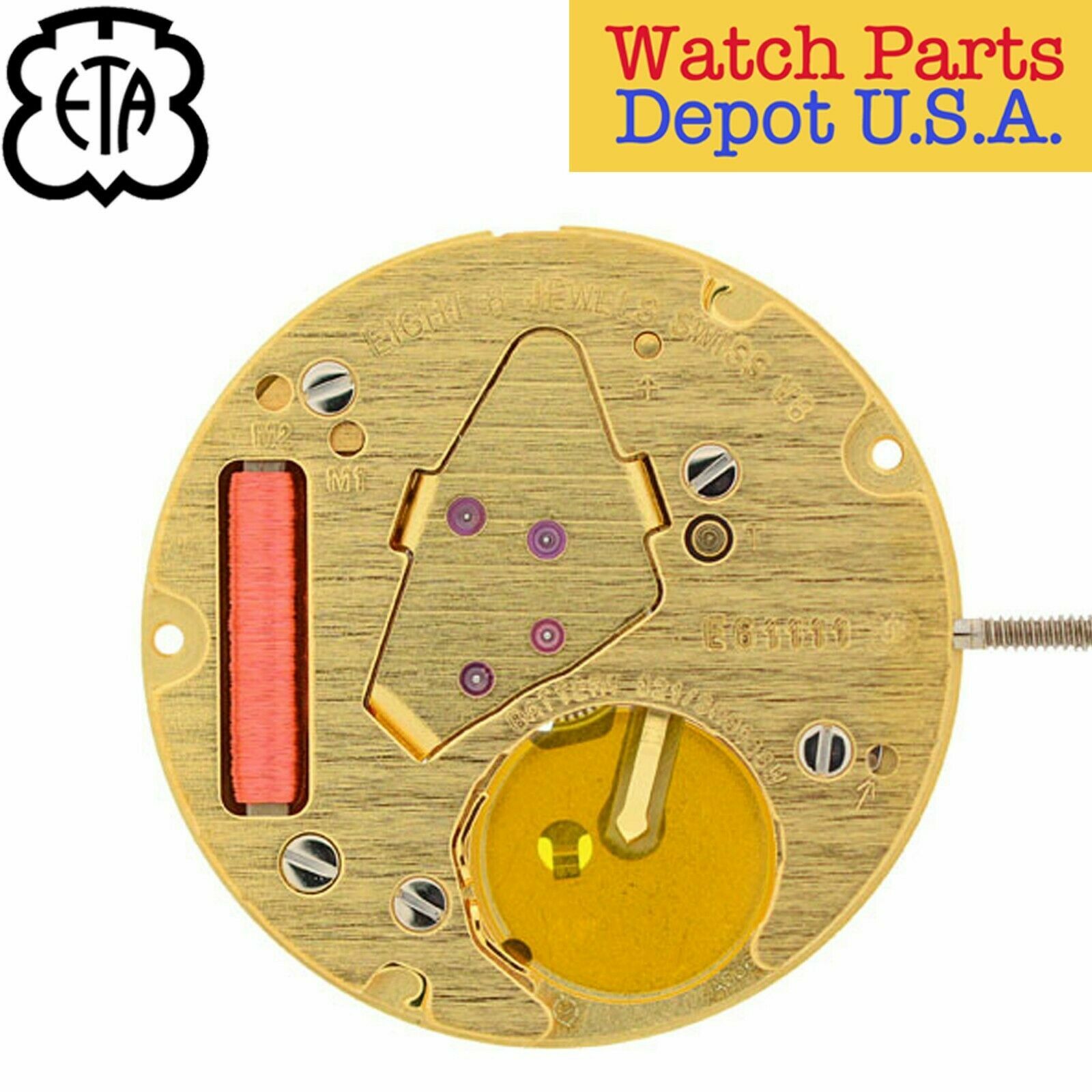 Genuine ETA E61.111 Swiss Made Quartz Movement, (Multiple Variation ...