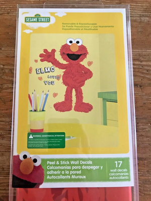 Elmo Wall Decal ELMO (Sesame Street) Limited Edition Print – Shop