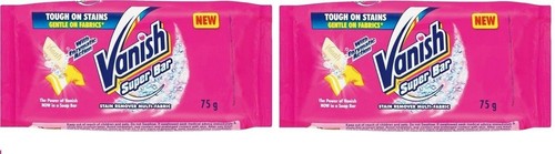2 x Vanish Super Soap Bars Multi Fabric Stain Remover 75g | eBay