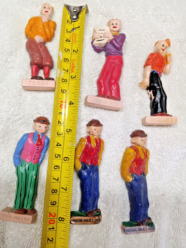 Cartoon Comic strip figure lot Moon Mullin Terry Skeezix Harld Teen 6pc ...