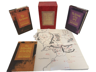 Lord Of The Rings Trilogy - J.R.R. Tolkien - 1965 Box Set -Second ...
