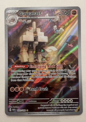 2023 Garganacl 202/182 Paradox Rift Illustration Rare NM/M Pokemon TCG ...