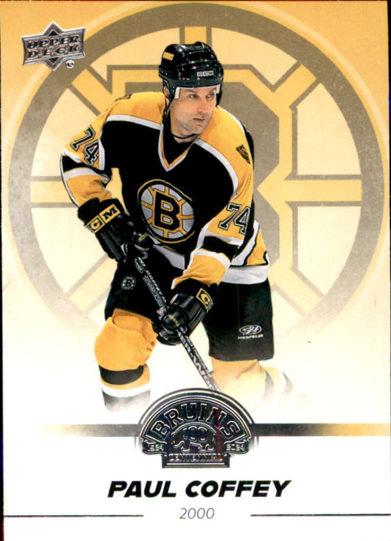 2023-24 Upper Deck Boston Bruins Centennial #64 Paul Coffey Boston ...