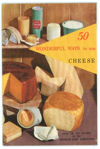 VTG 50 Wonderful Ways To Use Cheese Recipe Booklet | eBay