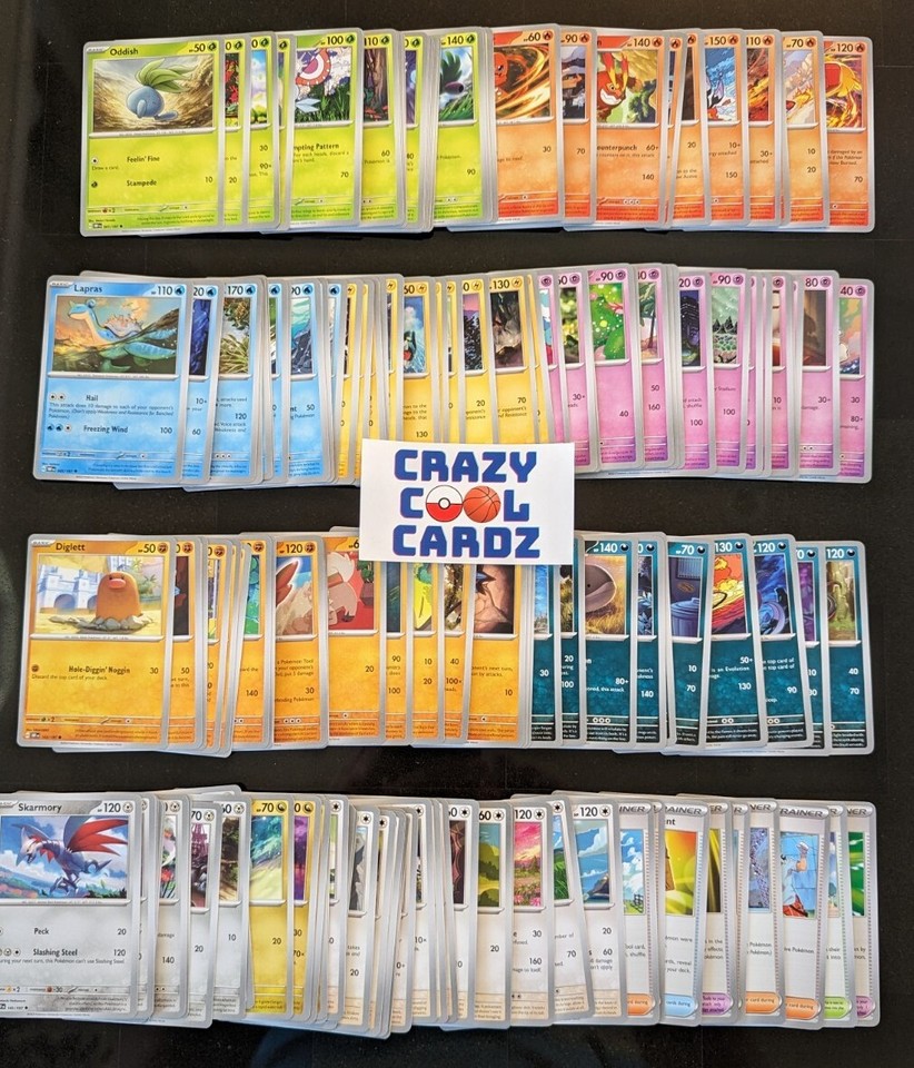 🔥 Complete common uncommon rare c/u/r Set Pokemon SV Obsidian Flames ...
