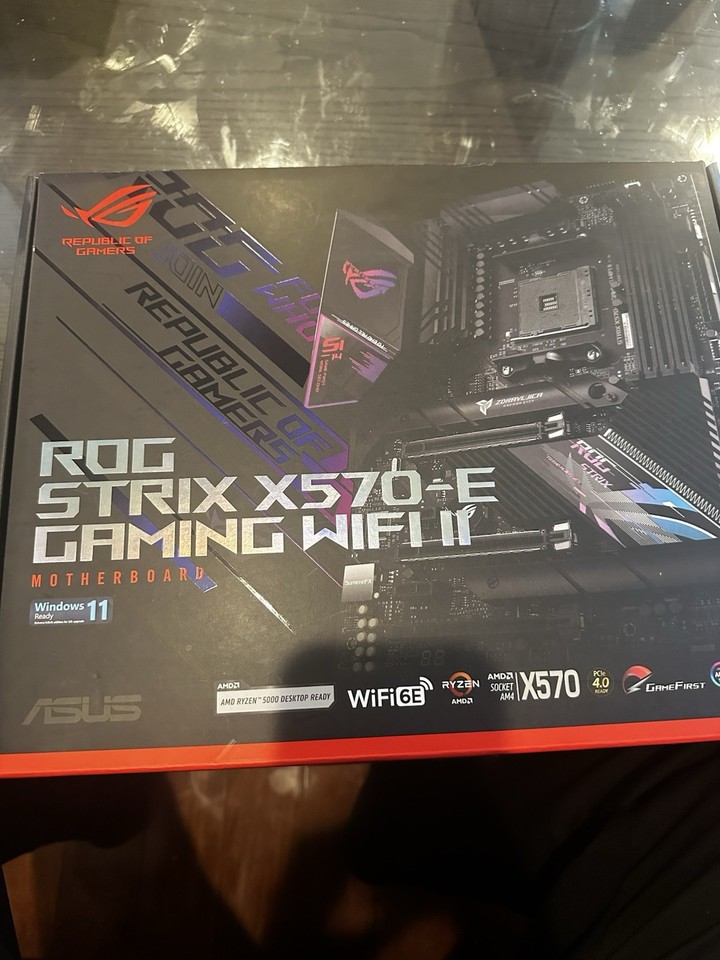Asus ROG Strix X570E Motherboard AM4 | eBay