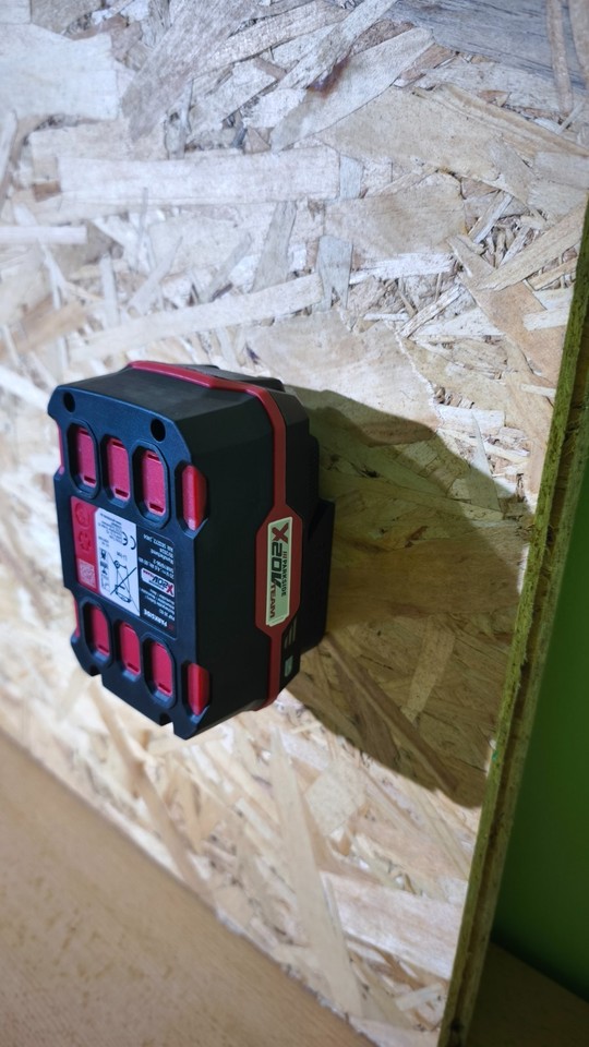 4x Parkside Akku Halter / Battery Wall Mount Holder - Lidl X20V - PETG ...