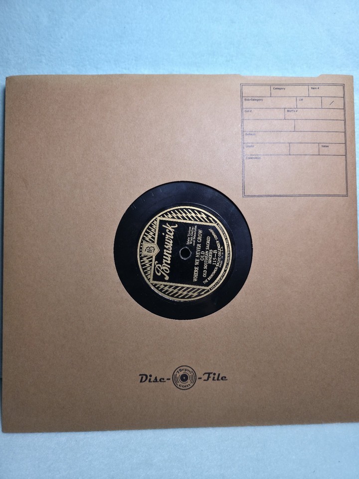 Brunswick 78 Rpm Old Southern Sacred Singers 115 E- | eBay
