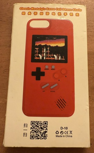 iPhone X D-10 Nostalgic Retro 36 Classic Games Rechargeable Game Phone ...