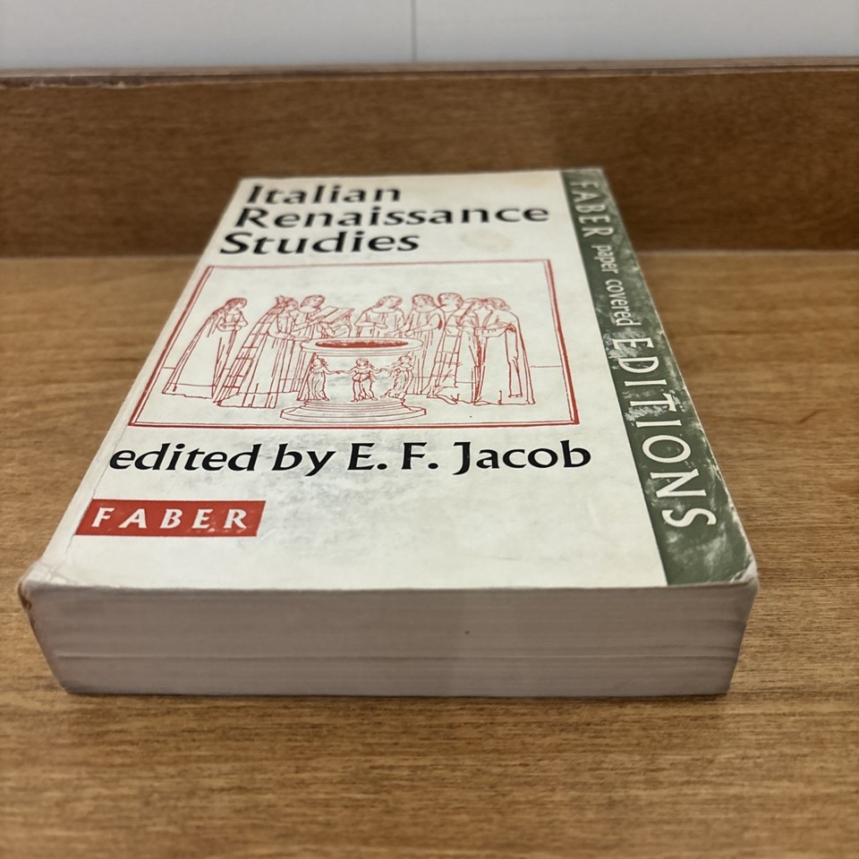 Italian Renaissance Studies - E F Jacob - 1960 Faber | eBay