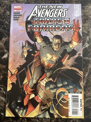 New Avengers Transformers 1 Marvel Comics IDW 2007 crossover VF/NM | eBay