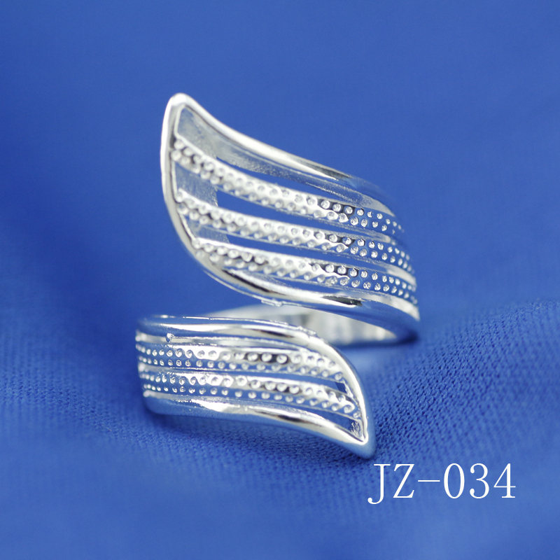 Wholesale 925 Sterling Silver Plated Women Fashion Wide Face Rings SIZE ...