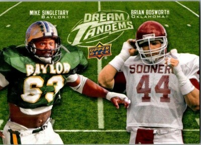 Mike Singletary/Brian Bosworth 2011 Upper Deck Dream Tandems DT-13 | eBay