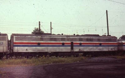 AMT amtrak E-8B 470 harrisburg,pa. original kk slide | eBay