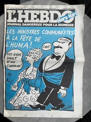 HARA-KIRI L'HEBDO N°8 9 SETTEMBRE 1981 IN OTTIME CONDIZIONI | eBay