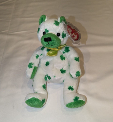 Vintage Ty Beanie Baby Clover Bear March 2001 | eBay