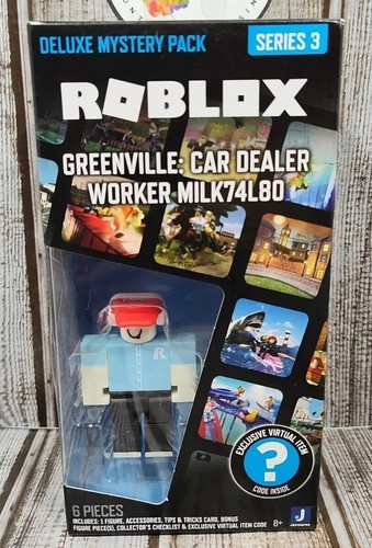 Roblox Deluxe Mystery Pack Series 3 Greenville: Car Dealer Worker With ...