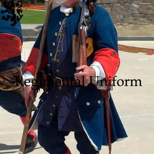 18th Colonial Spanish Militia Jacket Napoleonic Wars Navy Blue Wool ...