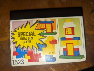 1986 Vintage LEGO Trial Size 25pc Basic Building Set #1523 | eBay