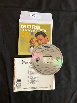 More Johnny's Greatest Hits by Johnny Mathis (CD, Oct-1989, NO CASE# ...