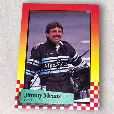 Jimmy Means ALKA SELTZER WINSTON VINTAGE 1989 MAXX #52 autographed ...