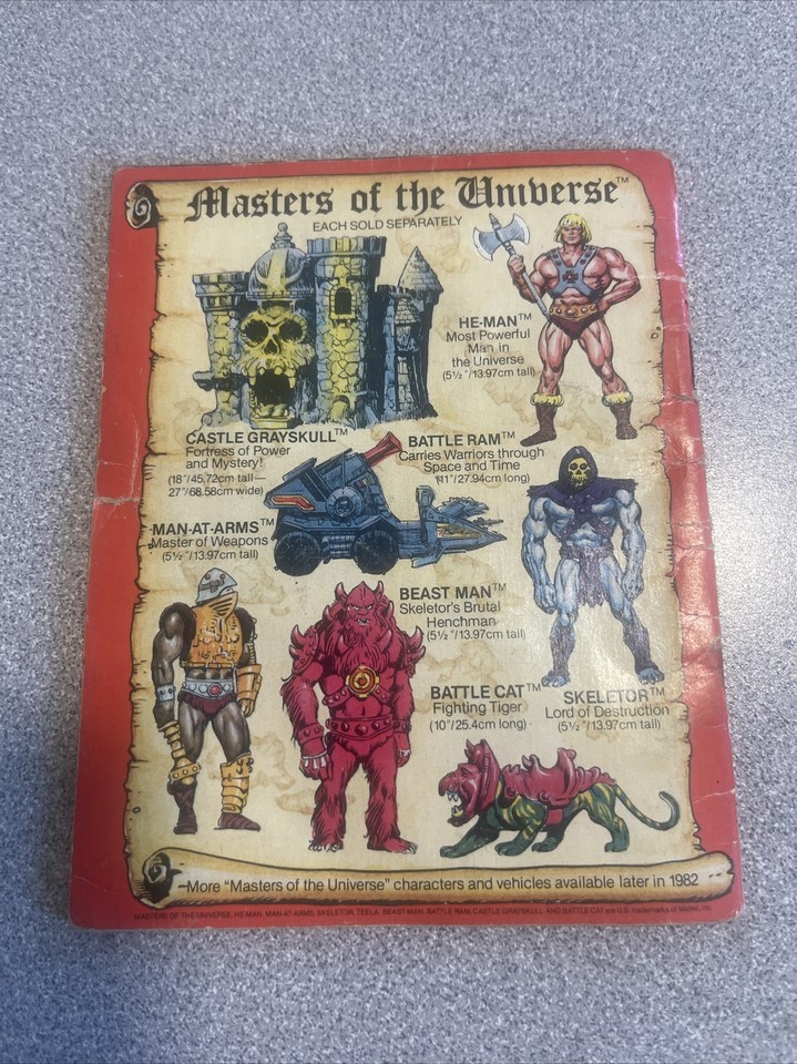 King of Castle Grayskull MOTU Masters of the Universe 1981 He-Man Mini ...