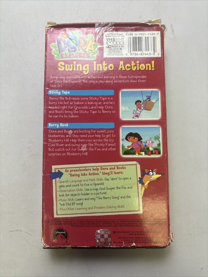Dora the Explorer - Swing Into Action (VHS, 2001) 97368744332| eBay