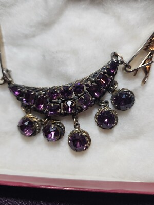 Vintage Kramer Of New York Clasp Cloak Fur Purple | eBay