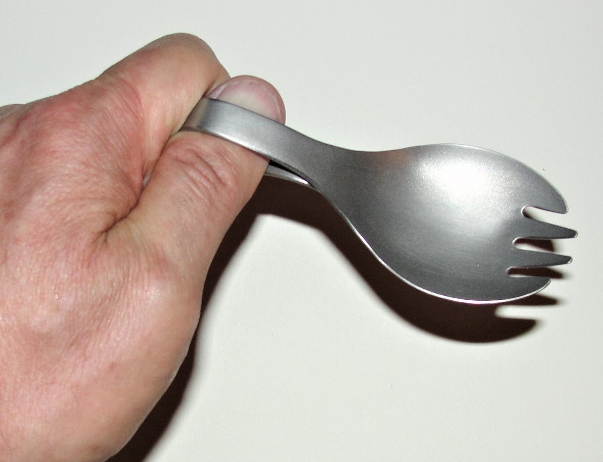 Snow Peak Key Ring Carry Titanium Spork Customized by Ti Rod Tactical ...
