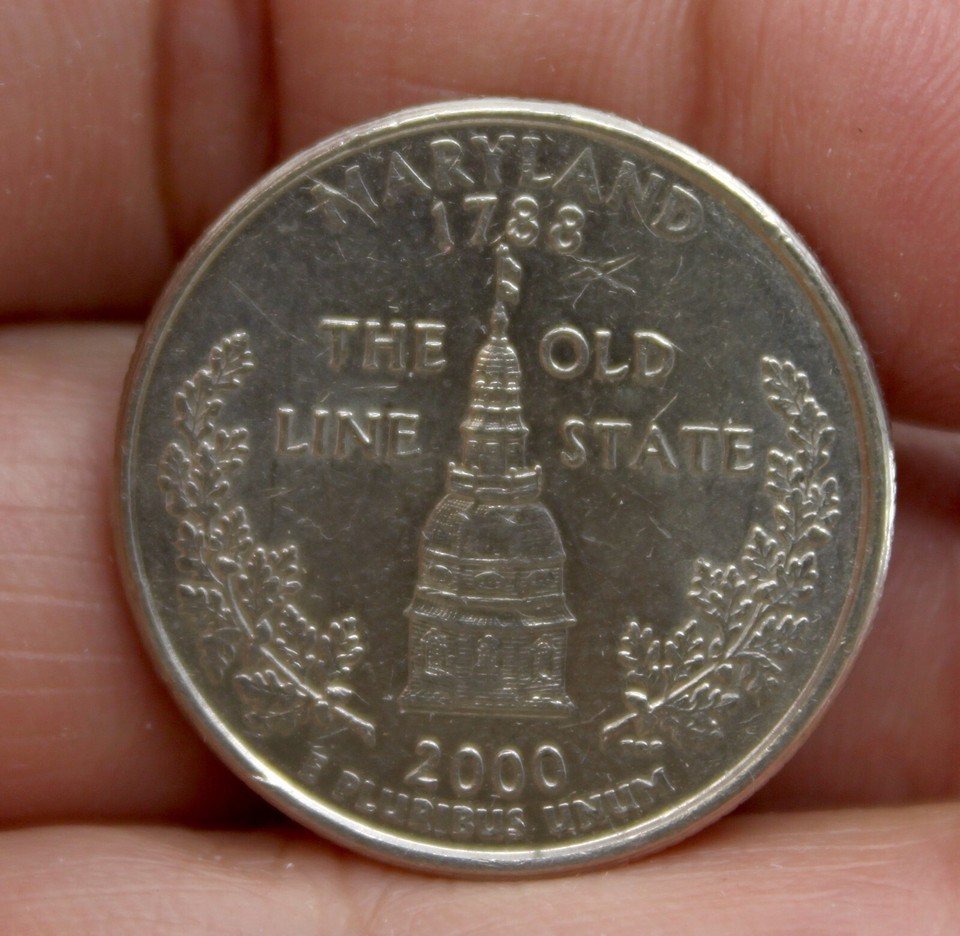 US 2000P MARYLAND THE OLD LINE STATE QUARTER COIN | eBay