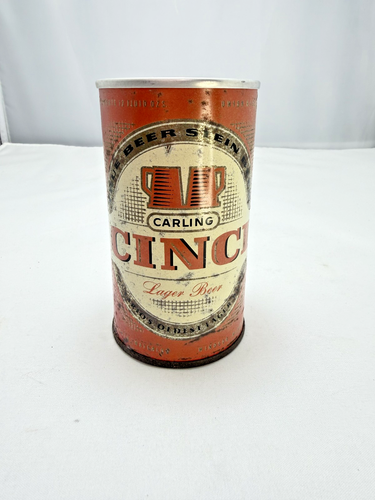 Carling Cinci zip top beer can Straight steel Keglined Ontario Canada ...