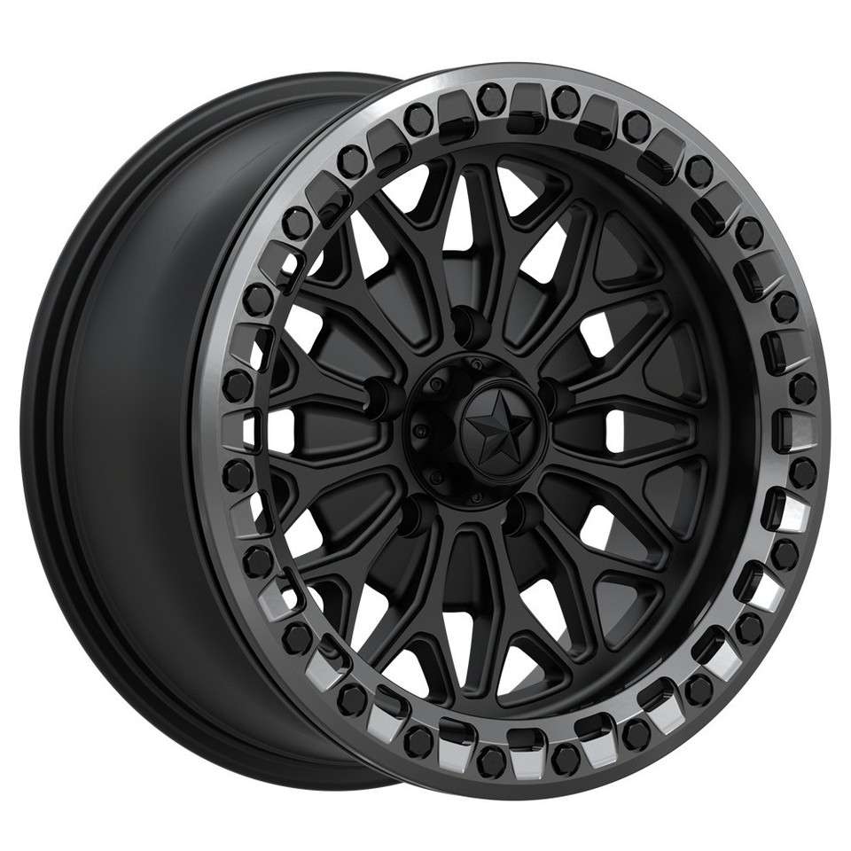 MSA Bolo Bdlk 15"Wheels Blk +10mm 35"Carnivore Tires UForce U10 Pro/U10 ...
