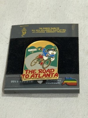 Road To Atlanta Vintage Olympic Collectible Bike Bicycle Cycling Lapel ...