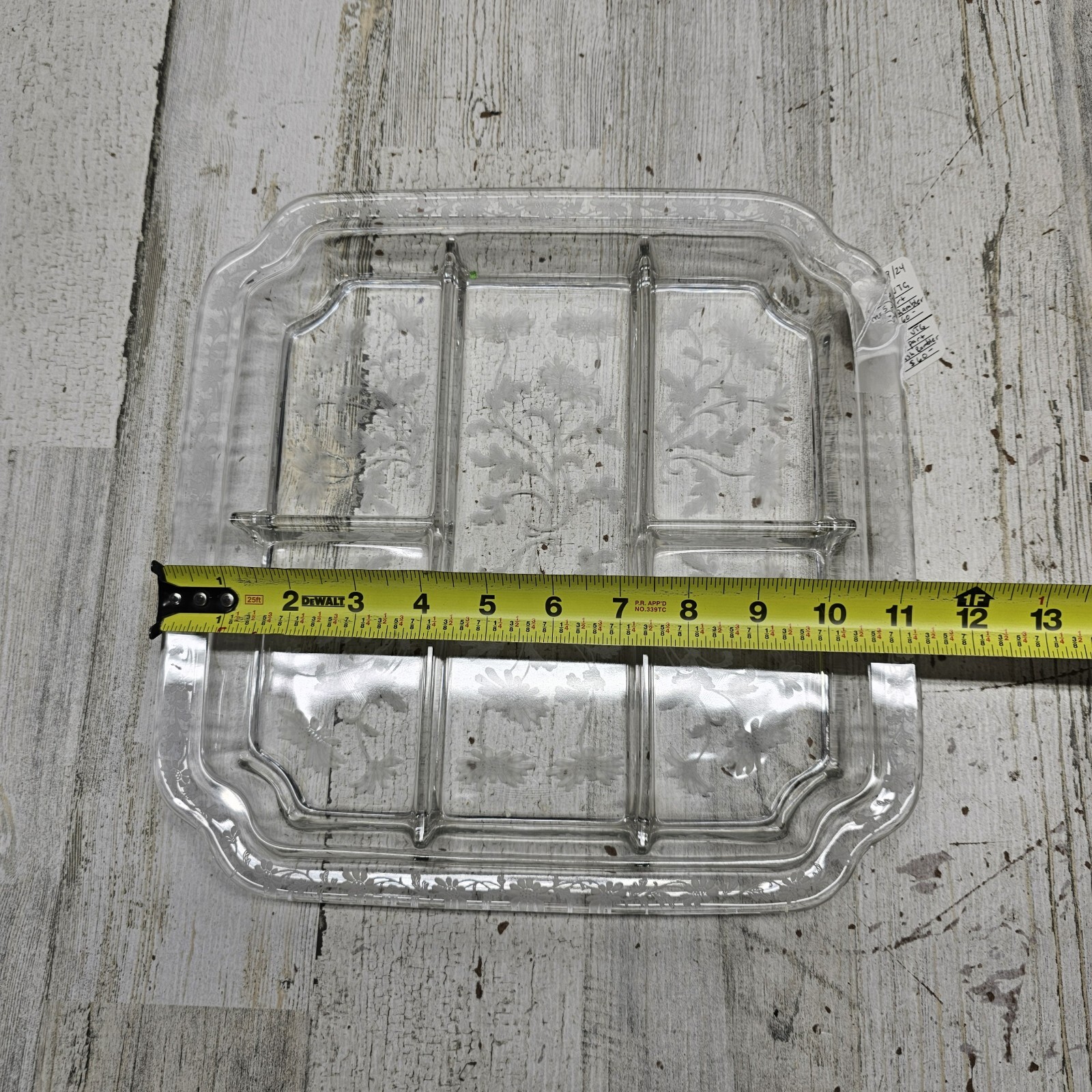 Vintage Fostoria Etched 5-Part Relish Dish Rambler #2514. 11.5” x 11.5” | eBay