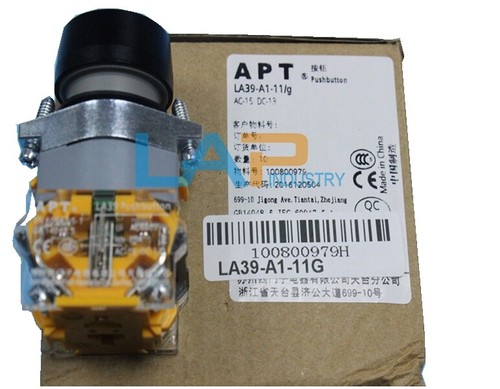 QTY:2 New For Siemens APT II Green Pushbutton Switch LA39-A1-11-G 1NO ...