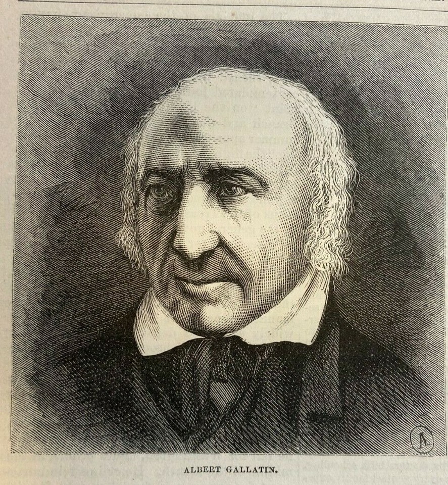 1872 United States Treasury Department Robert Morris Alexander Hamilton ...