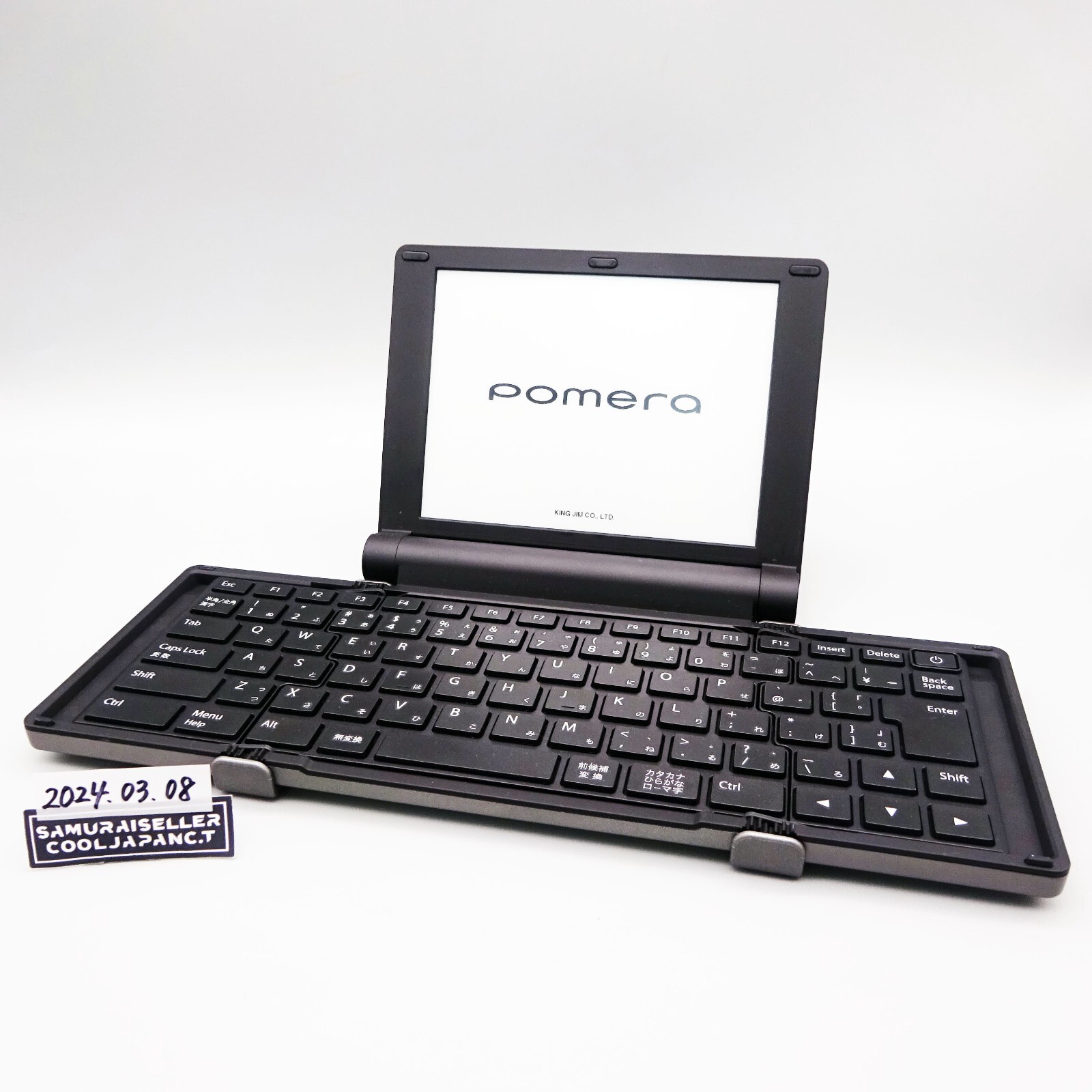 KING JIM POMERA DM30 Digital Memo Compact Lightweight Keyboard Black ...
