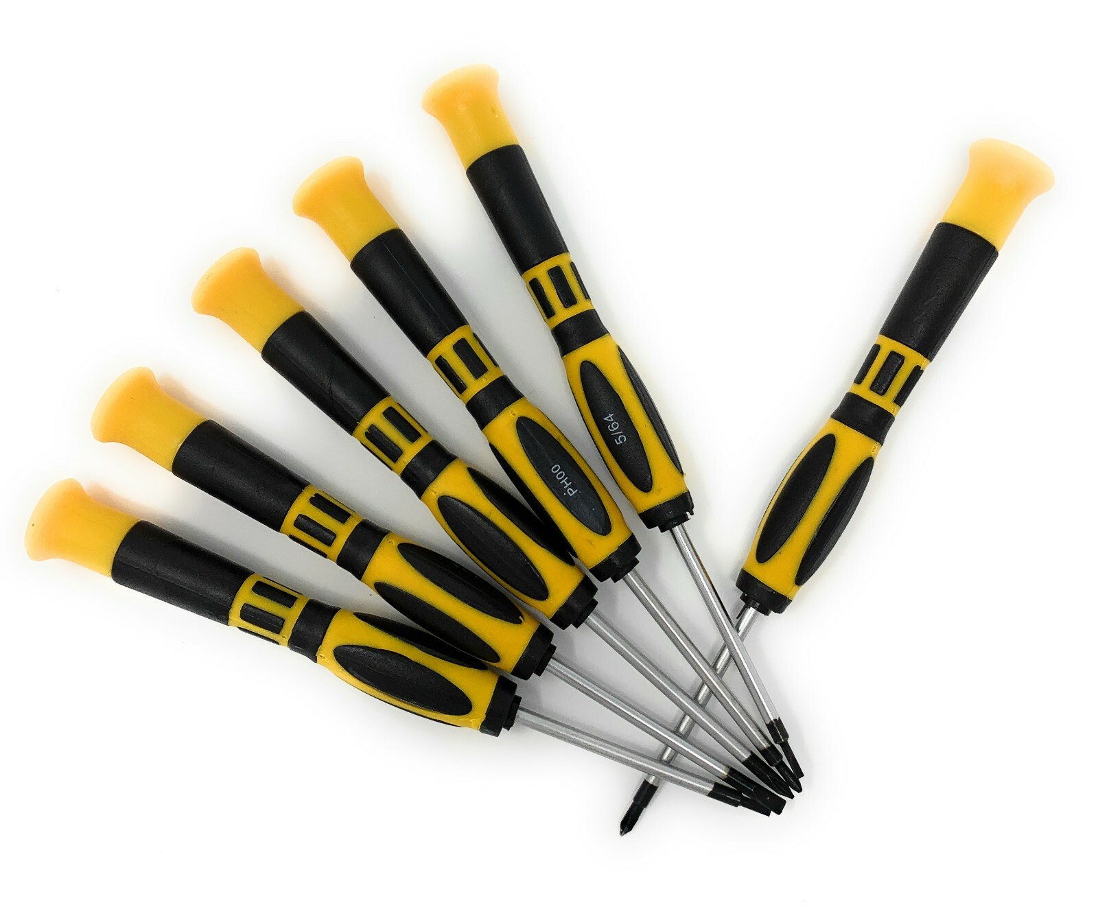 6-pieces Precision Screwdriver Set Professional Worksite WT8091 Slotted ...